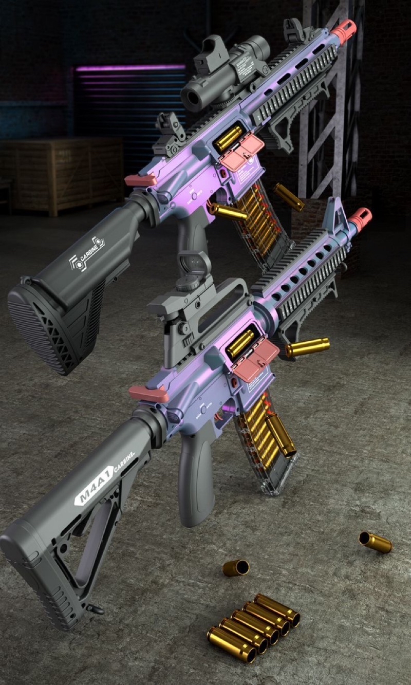 M4A1/M416電動拋殼連發軟彈槍 兒童玩具槍 軟彈發射器 男孩射擊玩具 室內安全玩具 小朋友生日禮物 NERF軟彈槍 | 蝦皮購物