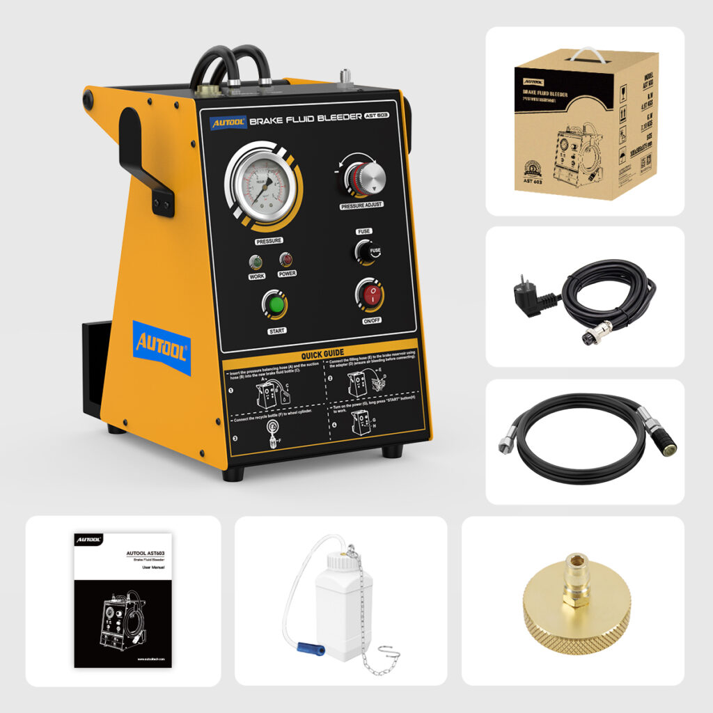 【車材補給站】AUTOOL AST603 脈衝式煞車油更換機 #在台現貨 #三年非人為損壞維修保固 | 蝦皮購物