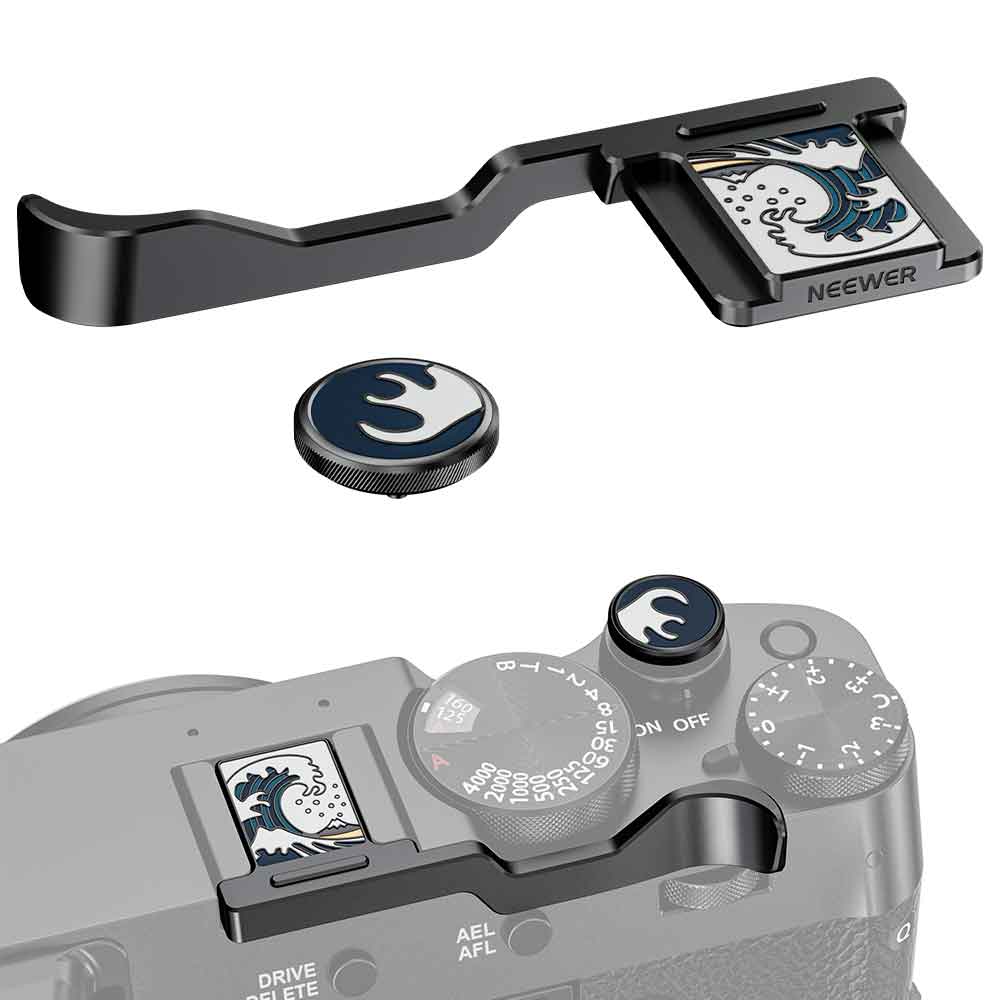 《勾樂生活》NEEWER 紐爾 CA109 富士 FUJIFILM X100V X100VI 專用 熱靴拇指扳扣+快門 | 蝦皮購物