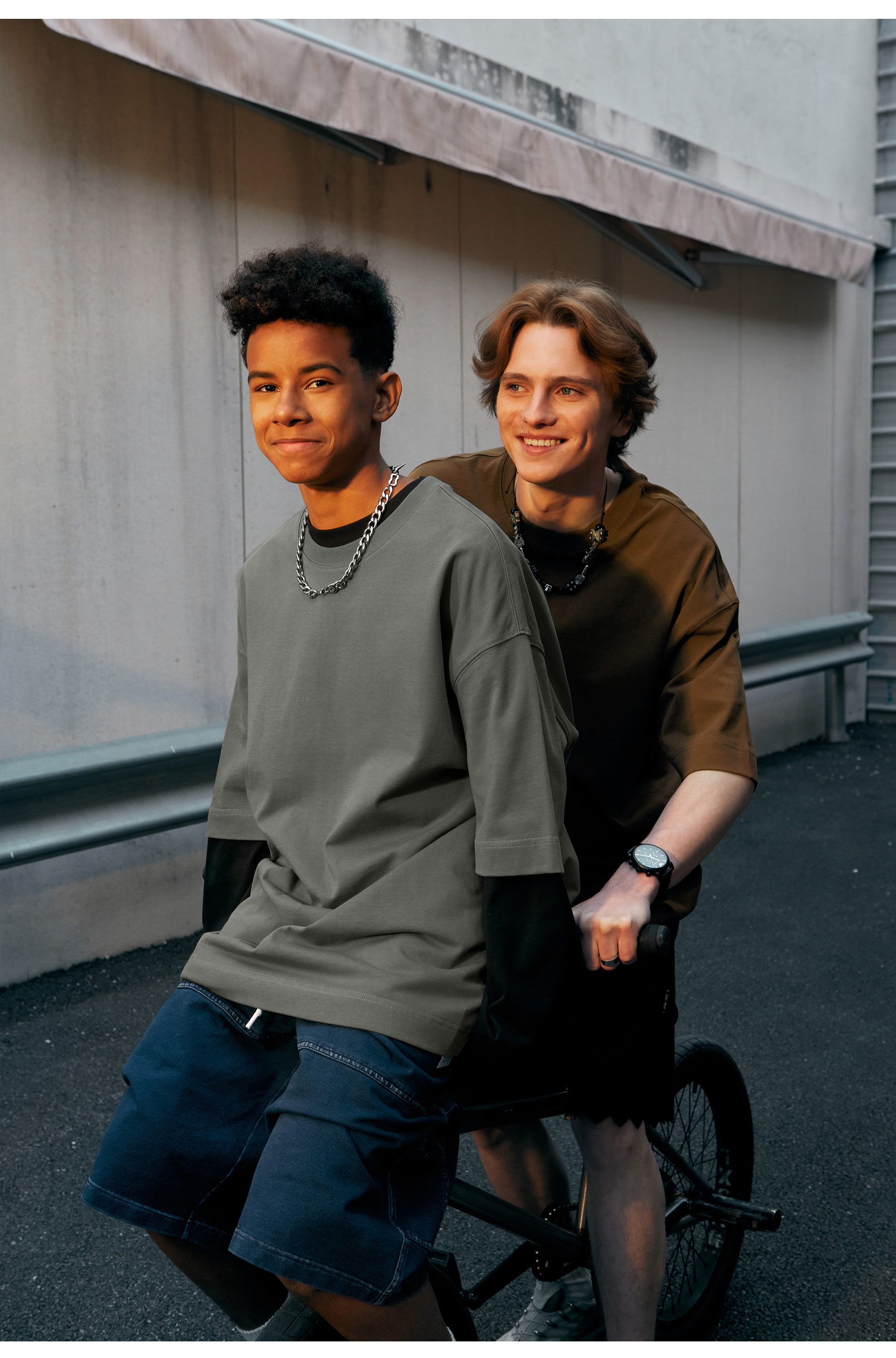 【CLAN】精梳棉重磅短袖T Oversize 265G純棉 落肩 五分袖 寬鬆 高磅數 高規格 厚磅 短袖 T恤 棉T | 蝦皮購物