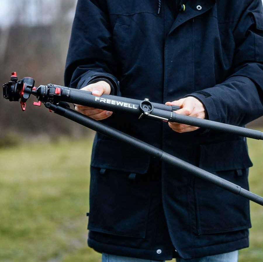 EC數位 Freewell T1 碳纖維旅行三腳架 可拆單腳架 適用手機和相機 FW-T1 錄影 雲台 三腳架 | 蝦皮購物