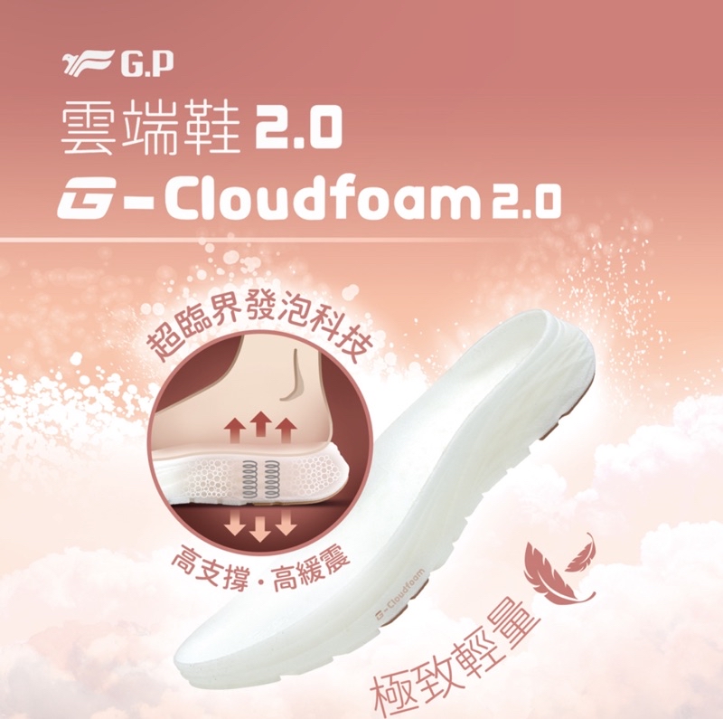 【B.T.A. SHOES】🔥G.P 【雲端鞋2.0】女段人字拖 G5670W 女款 GP涼拖鞋 GP拖鞋 GP涼鞋 | 蝦皮購物