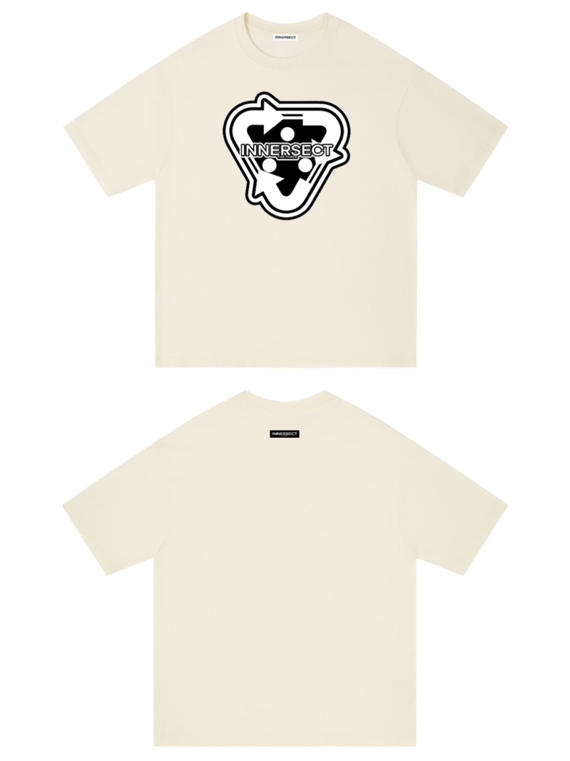 【Hengship】INNERSECT 復古重磅 時尚高街 循環標 速乾透氣 落肩淺色系 穿搭圓領 短袖T恤 男女同款 | 蝦皮購物