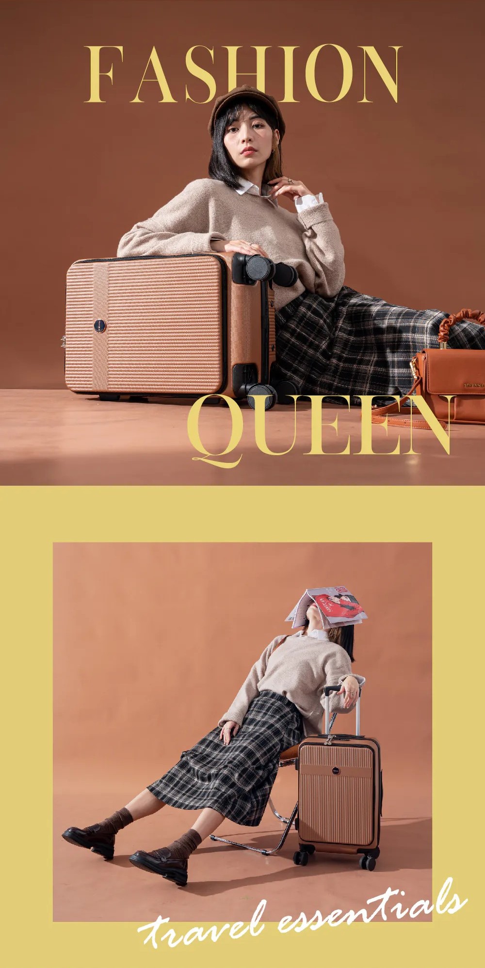 【KINYO】商務裝前開行李箱20吋 KLG-1990 旅行箱 20吋 海關鎖 靜音滾輪 乾濕分離收納層【蘑菇生活家電】 | 蝦皮購物