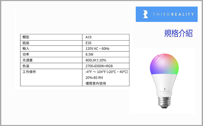 THIRDREALITY 智慧彩色燈泡2入+網關組 Zigbee (支援Matter/ Apple Homekit) | 蝦皮購物