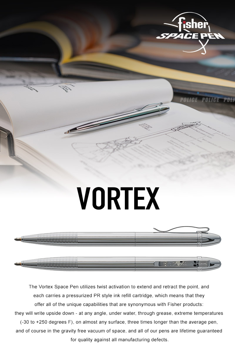 【史瓦特】Fisher Space Pen VORTEX 緞面漩渦旋轉太空筆/建議售價:650. | 蝦皮購物