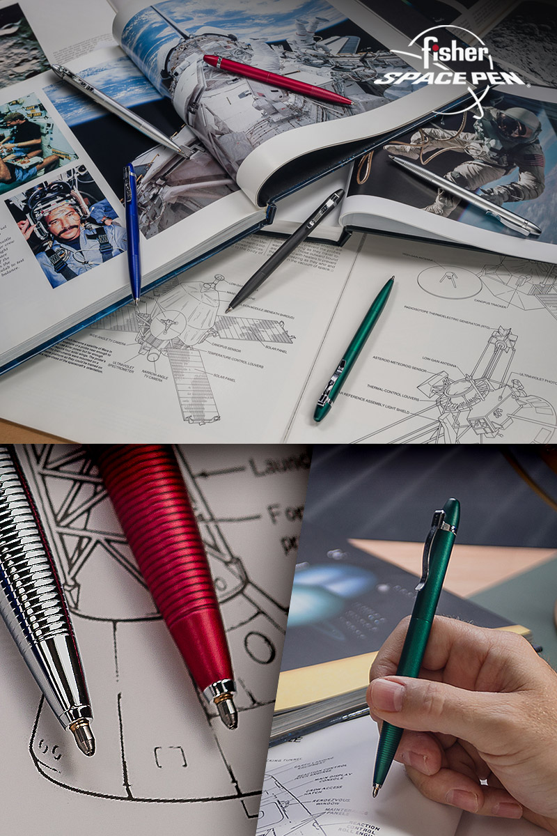 【史瓦特】Fisher Space Pen VORTEX 緞面漩渦旋轉太空筆/建議售價:650. | 蝦皮購物