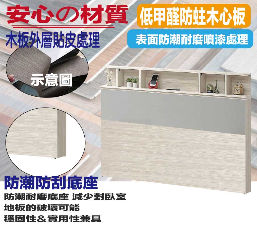 CXX-3343 綠家居6尺雙人加大插座床頭片 | 蝦皮購物