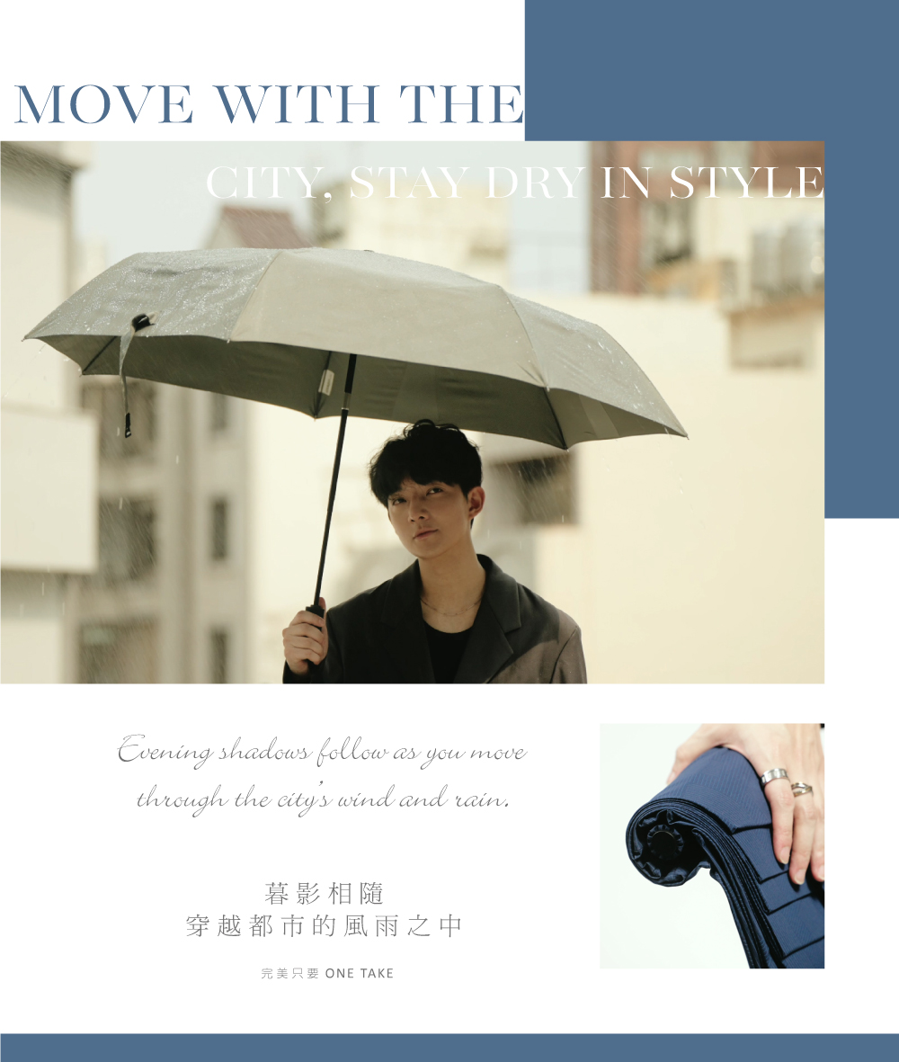 【大振豐洋傘】Unispin 暮影 27吋大傘面 輕推 自動完美 瞬收傘 雨傘 捲收傘 貼片傘 | 蝦皮購物