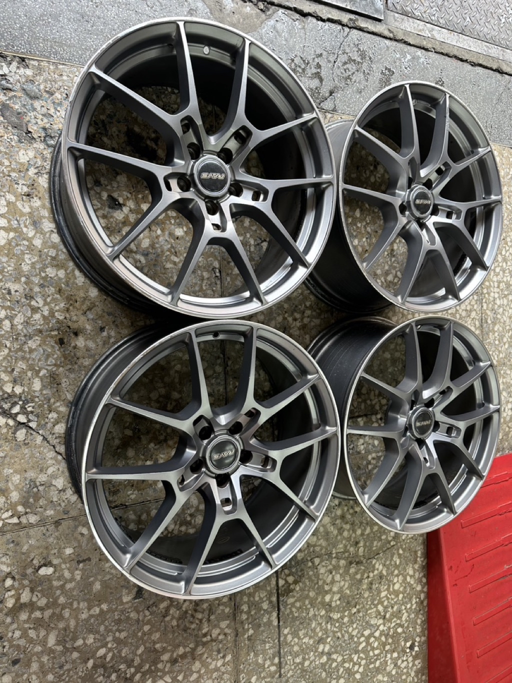 中古圈 類RAYS 19吋5/108 鋁圈 Foucs V60 V90 Volvo Ford | 蝦皮購物