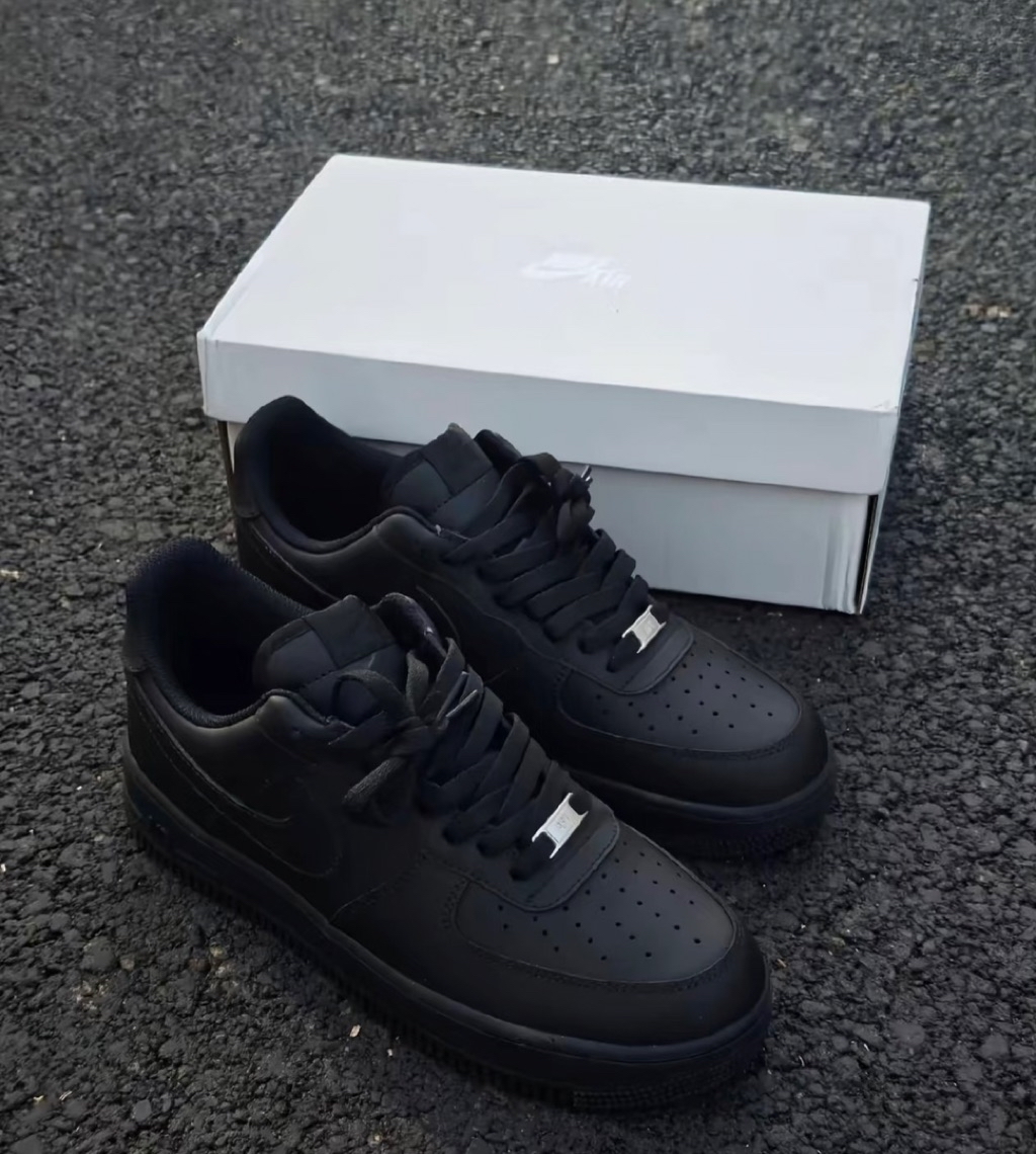 { T&S_studio } Nike AF1 “ Black “ 全黑 黑武士 鐵牌 空軍 國外代購 | 蝦皮購物