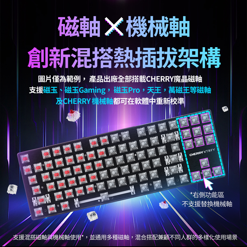 Cherry 無線三模 MX8.2 PRO TMR TKL 魔晶磁軸鍵盤 黑/白色 熱插拔磁軸/機械軸 滑鼠組合8490 | 蝦皮購物