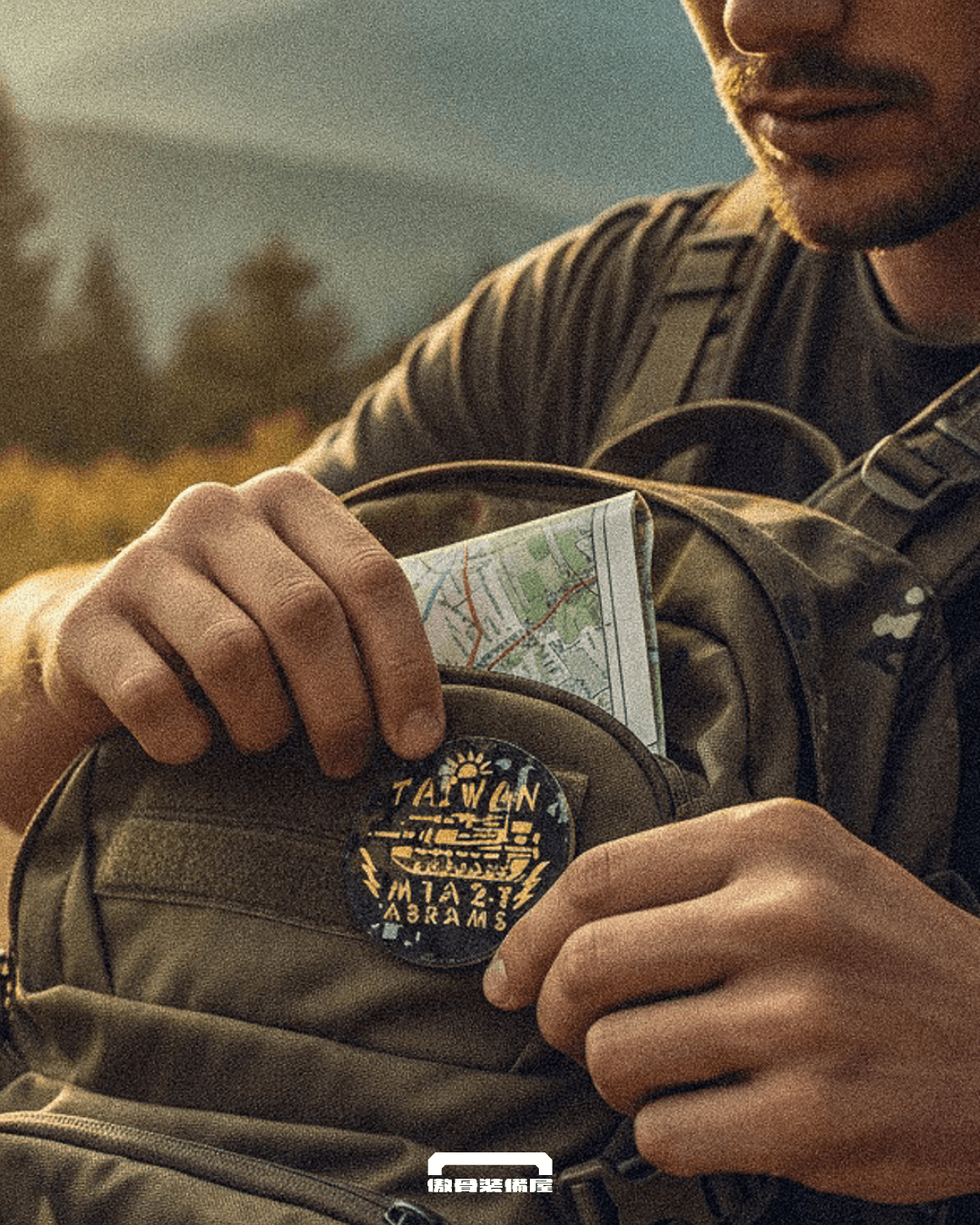 M1A2T 戰車 成軍典禮 紀念臂章 (雷切機能版) | A-PATCH Taiwan ARMY 臂章 傲骨戰術裝備屋 | 蝦皮購物