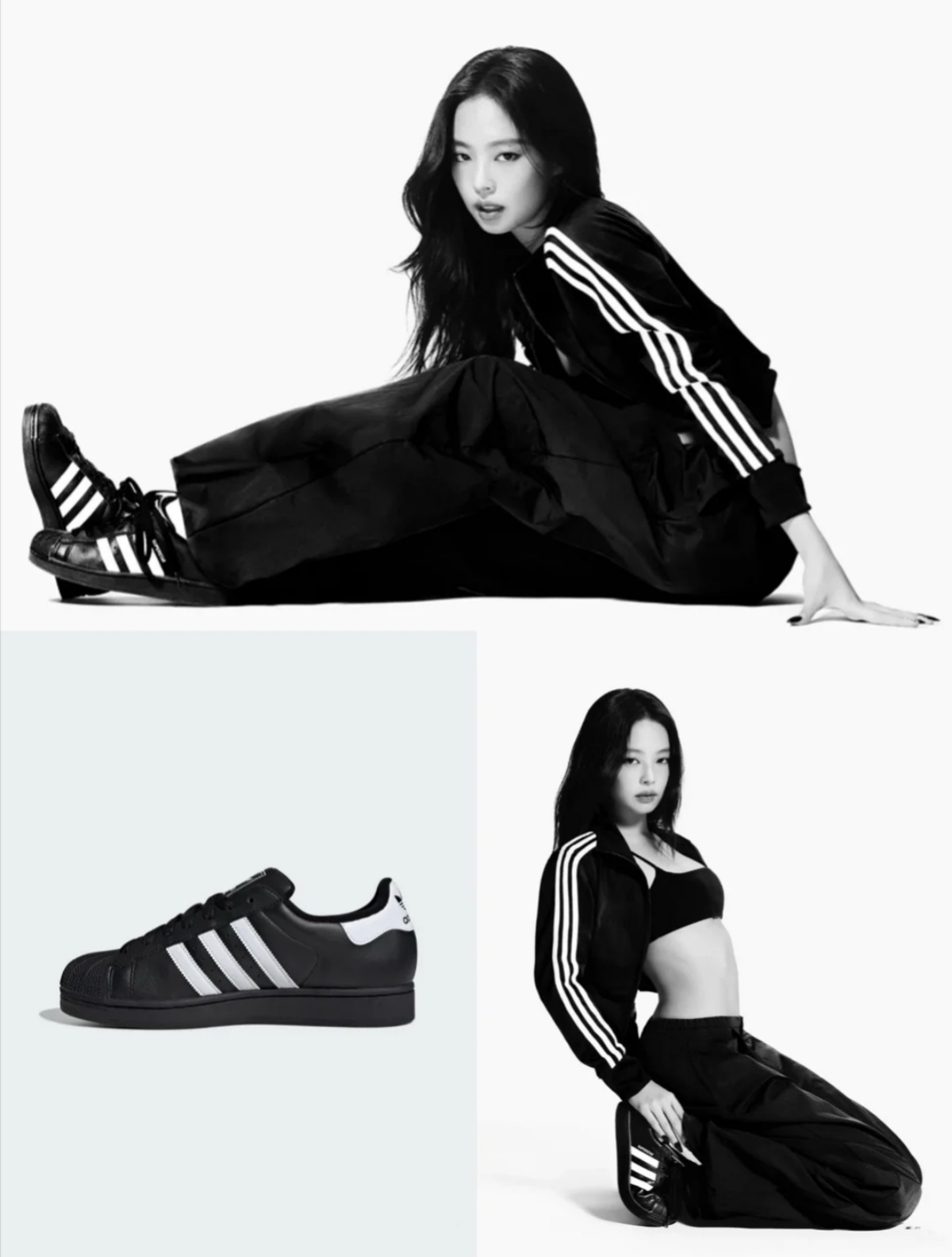 【愛豆-MART】Adidas Superstar II 黑白 白黑 皮革 男女板鞋 貝殼鞋 JI3538 KK4474 | 蝦皮購物