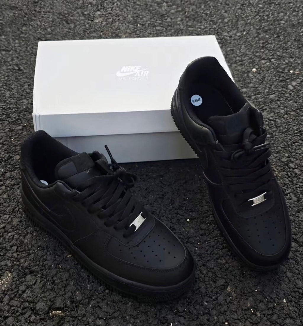 { T&S_studio } Nike AF1 “ Black “ 全黑 黑武士 鐵牌 空軍 國外代購 | 蝦皮購物
