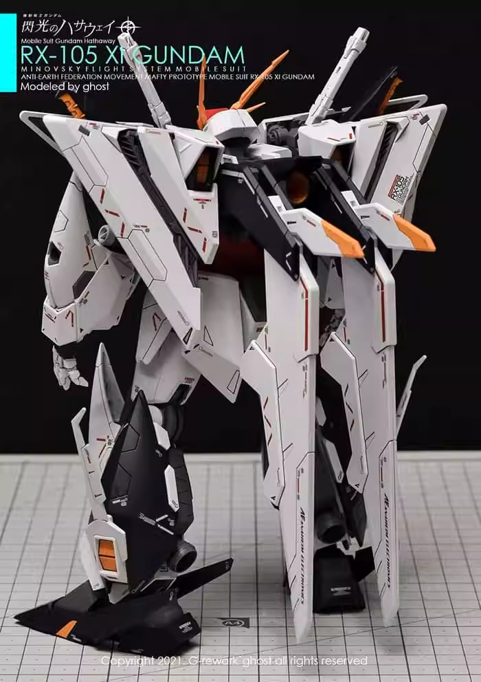 [BUOCO] 炎水貼 GHOST HG RX-105 XI GUNDAM 柯西 Ξ Xi 鋼彈 專用水貼 螢光水貼 | 蝦皮購物