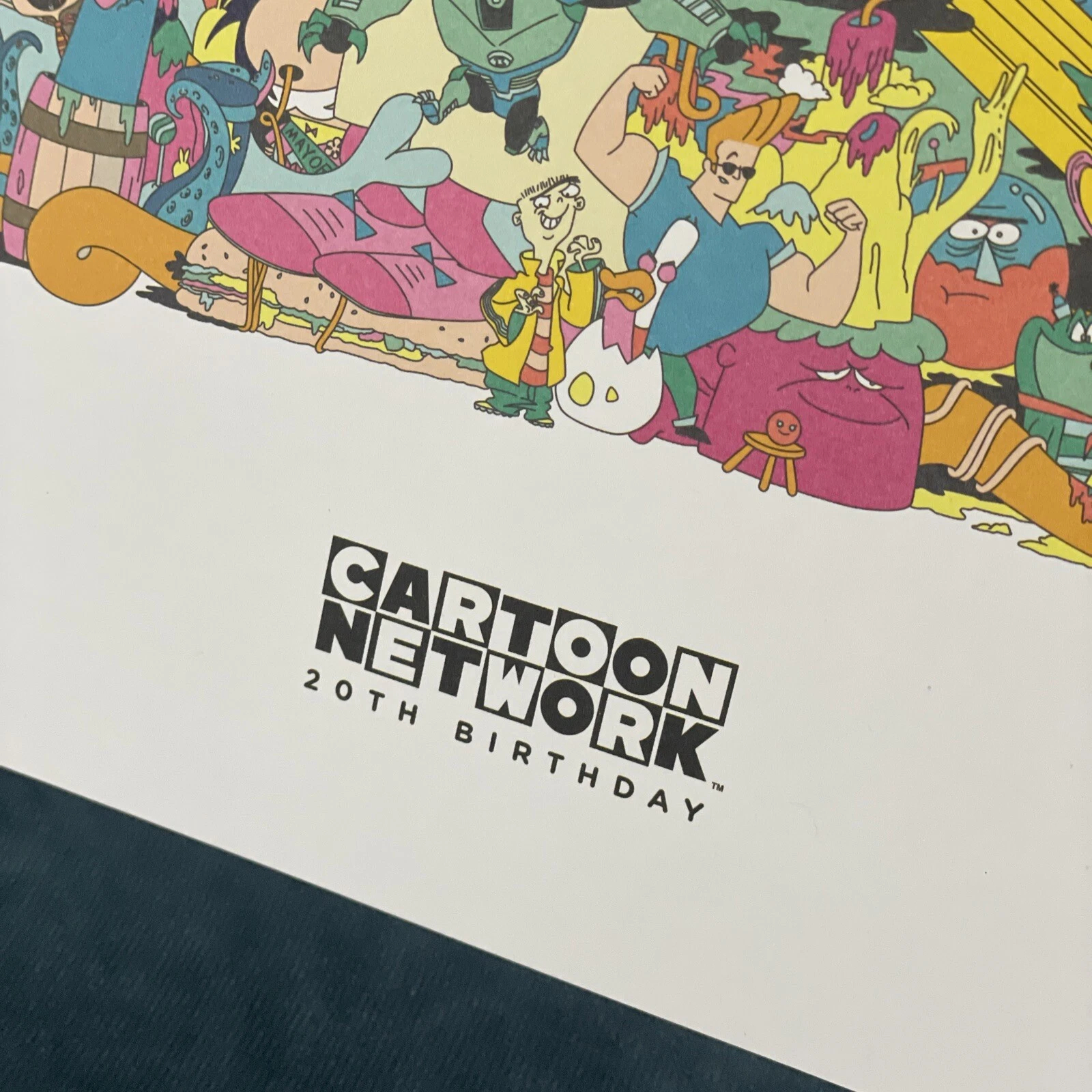 卡通頻道 20週年 生日 紀念海報 2012 Cartoon Network SDCC 限定 收藏老物 | 蝦皮購物