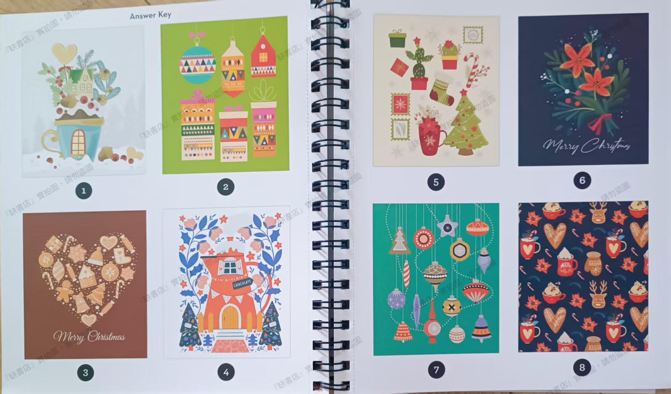 現貨🍀英文Brain Games Sticker by Number Christmas🍀28張聖誕主題貼紙圖🍀缺書店 | 蝦皮購物