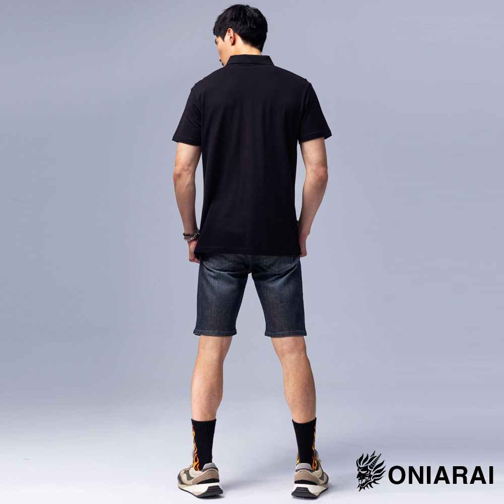 BLUE WAY 鬼洗 ONIARAI - 男款 闇光和藝術楓葉短袖POLO衫 | 蝦皮購物