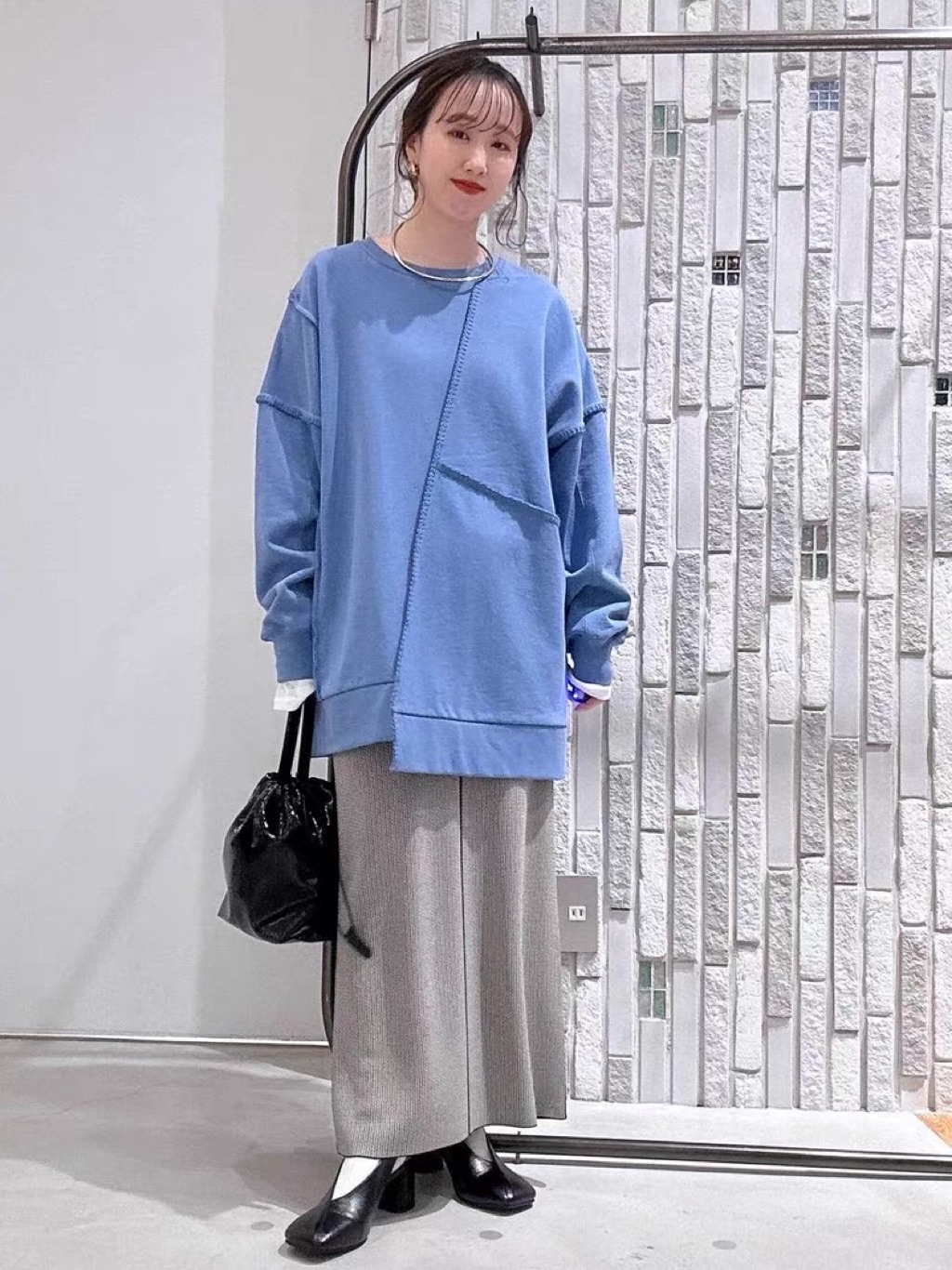 J.L小屋🍄 #日單 Lepsim 預購 不對稱長版衛衣 | 蝦皮購物