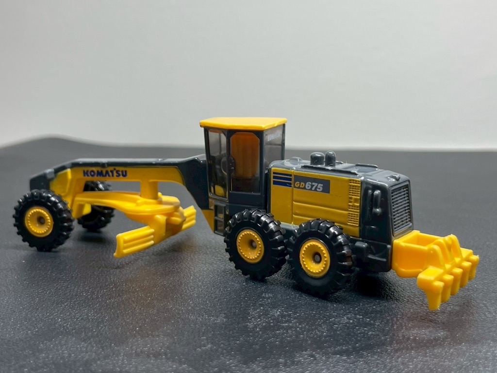 Tomica 140 多美 Komatsu motor grader gd675-6 小松 推土機 | 蝦皮購物