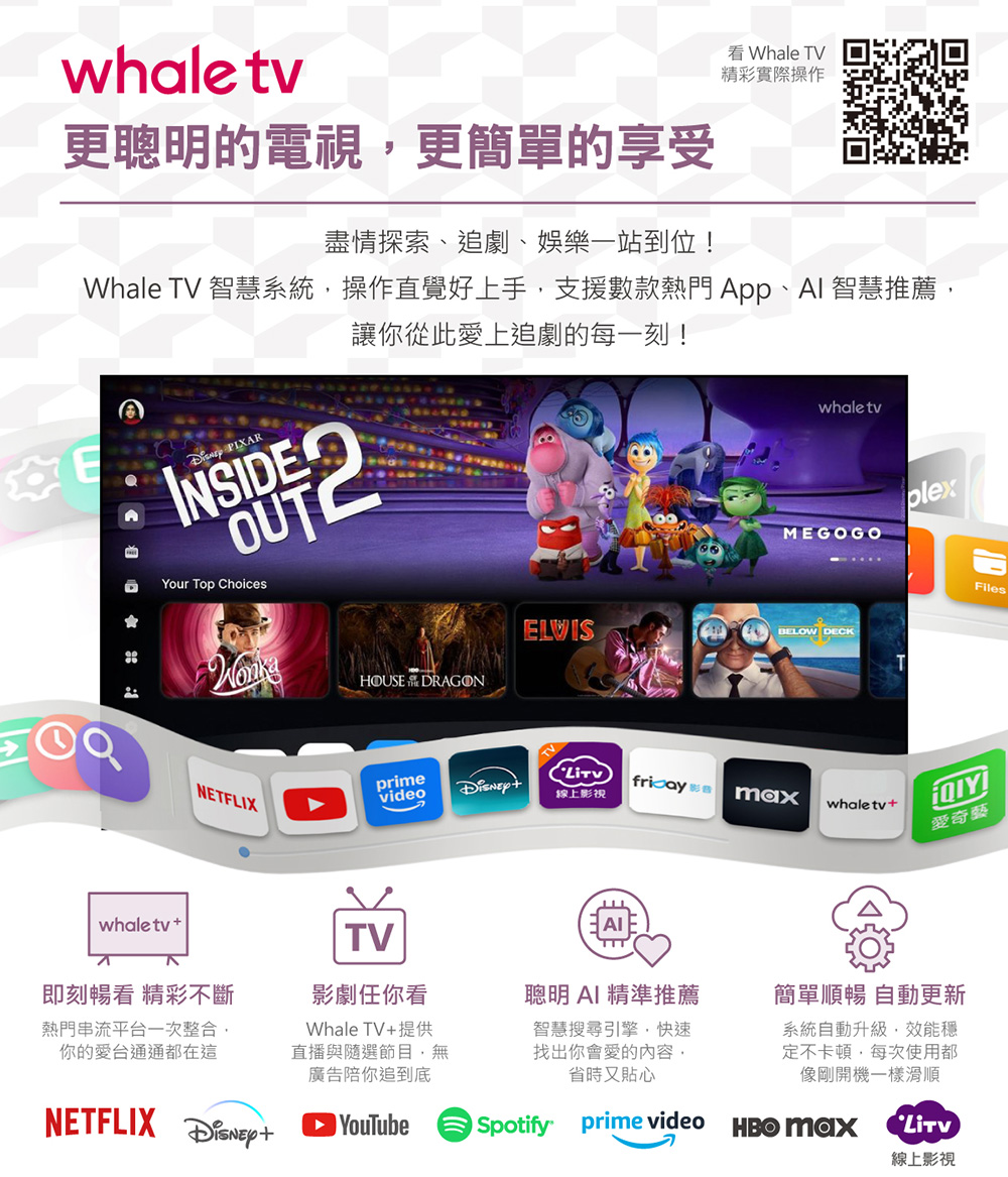 Philips 飛利浦 43型 FHD Whale TV 智慧聯網顯示器 43PFH6220 移動式立架組合 | 蝦皮購物