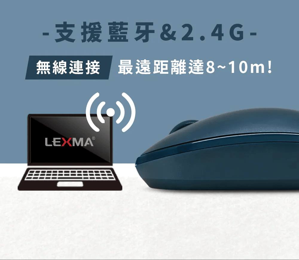 LEXMA B660R 無線跨平台藍芽滑鼠/1600dpi/長效電力續航/隨插即用/原價屋 | 蝦皮購物
