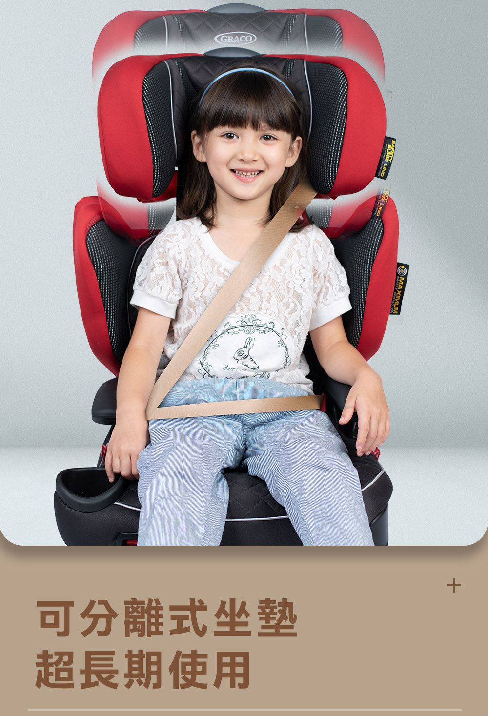 【官方認證福利品】Graco 3-12歲成長型輔助汽車安全座椅 AFFIX 安全帶版 | 蝦皮購物