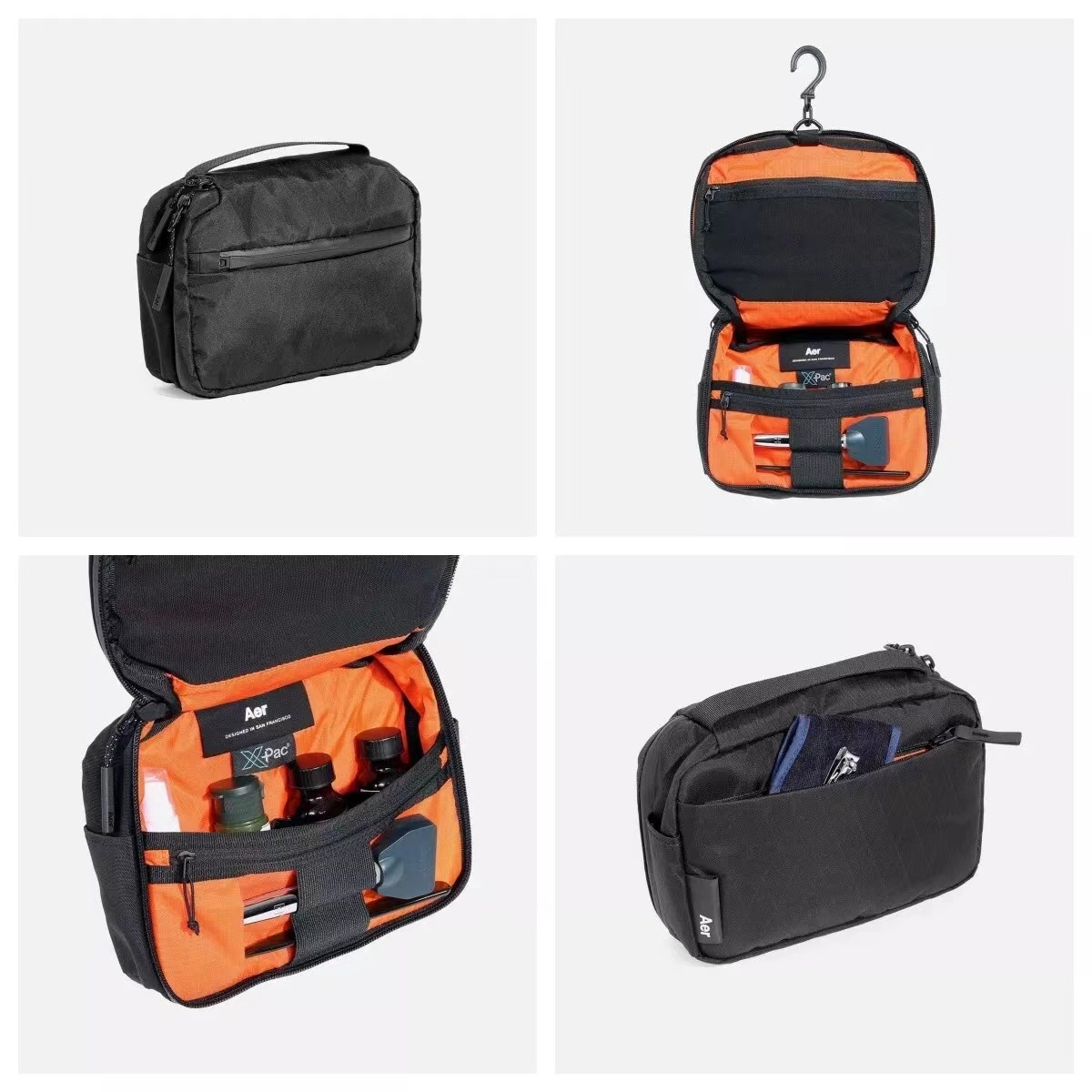 【現貨免運】美國Aer travel kit 2（X-Pac機能科技面料 輕量 防水耐磨）便攜洗漱包收納包 旅行 出差 | 蝦皮購物