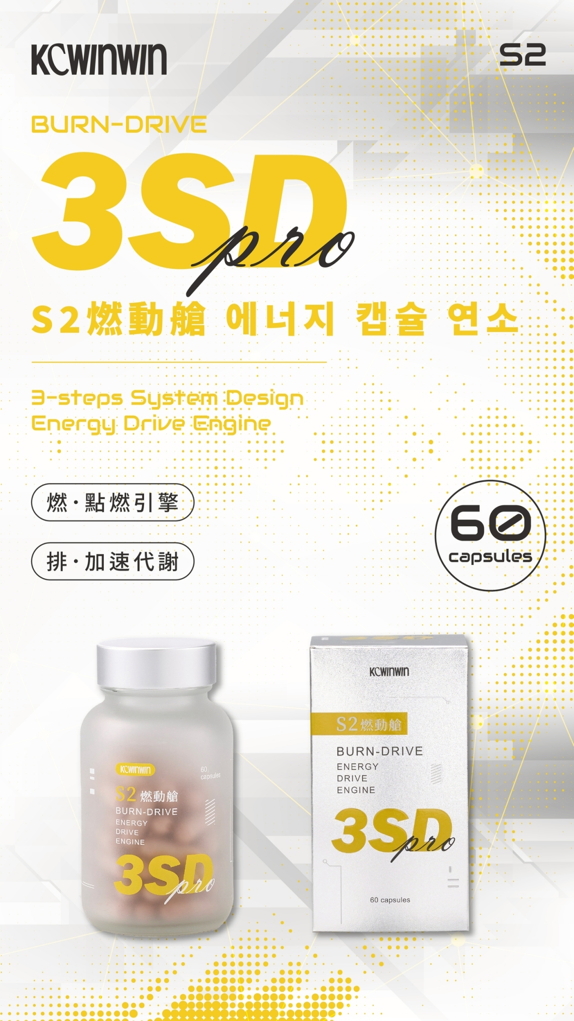 【K.C WIN-WIN】3SD初級任務包 S1控前錠*2+S2燃動艙*2+S3可可飽*10｜控制、飽足、代謝 | 蝦皮購物