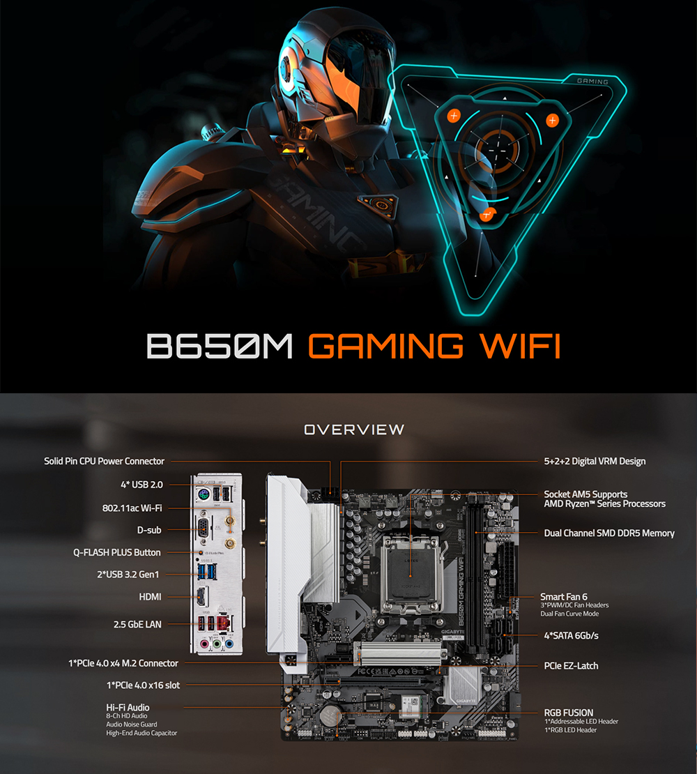 AMD R7-7700 MPK 處理器+技嘉 B650M GAMING WIFI 主機板 | 蝦皮購物