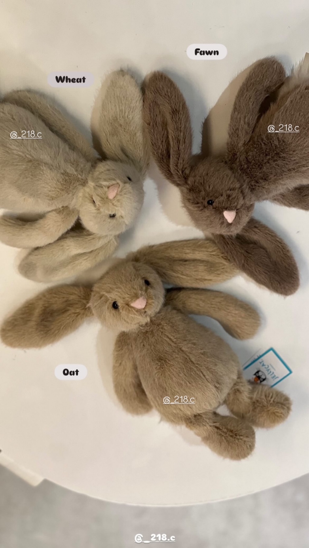 【現貨】Jellycat Flufflet Bunny絨毛奶茶小兔 | 蝦皮購物