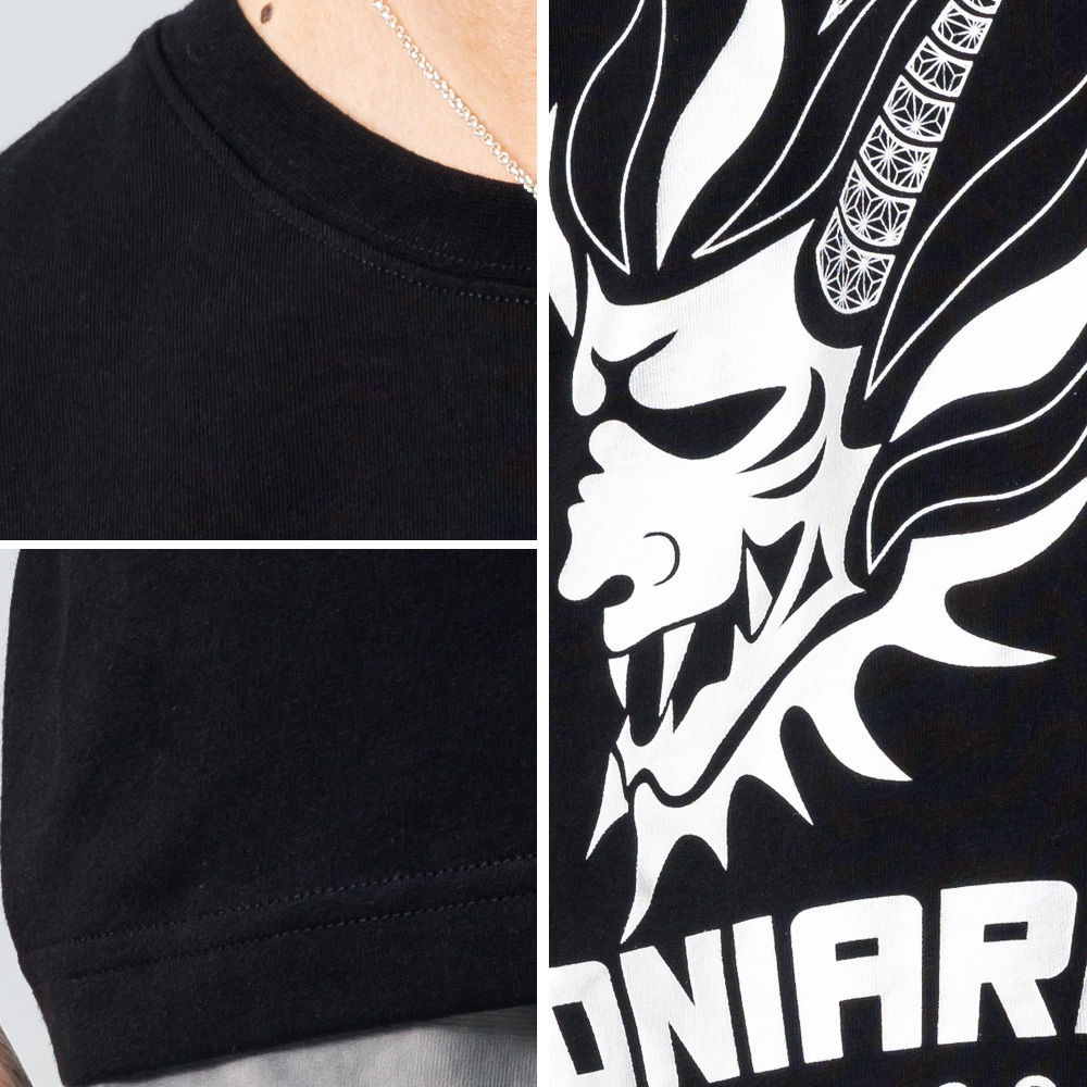 BLUE WAY 鬼洗 ONIARAI - 男款 闇黑潮流LOGO短TEE（LOGO銀色）/網路獨家 | 蝦皮購物