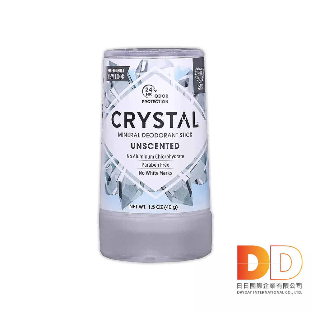 美國 CRYSTAL 身體除臭棒 體香膏 礦物鹽 長效淨味 約24小時 無香款 40g/條 晶燦綺肌 腋下除臭劑 | 蝦皮購物