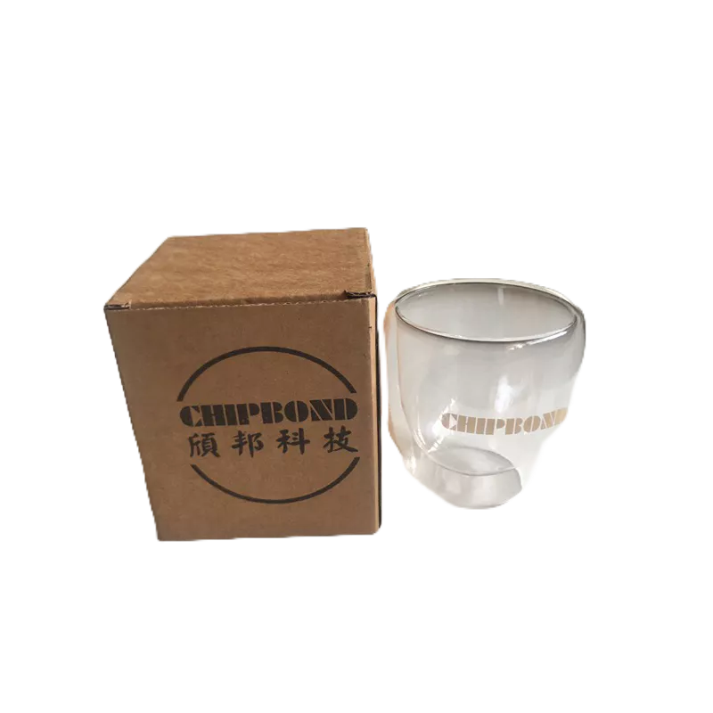 雙層玻璃杯 泡茶杯 245ml 頎邦2023紀念品 | 蝦皮購物