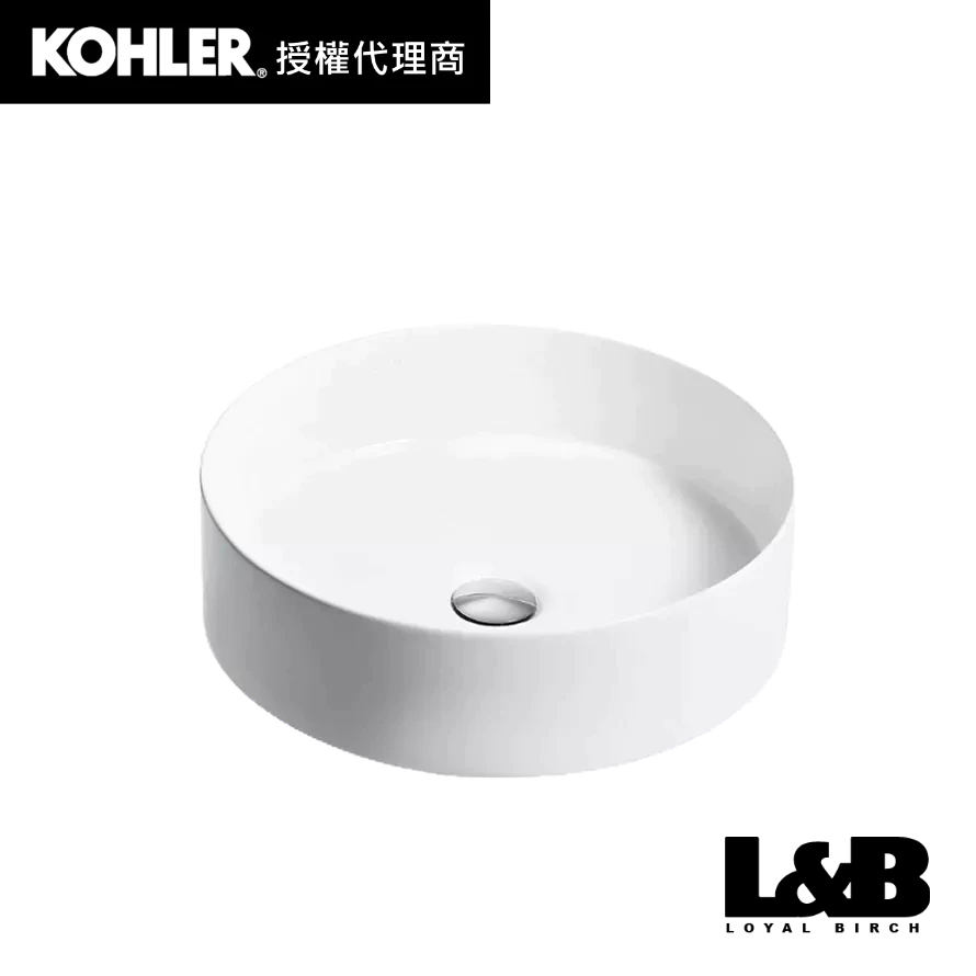 【KOHLER】Mica 圓形薄邊獨立盆 臉盆 洗臉盆 浴室洗手台 浴室臉盆 戶外洗手台 K-90012T | 蝦皮購物