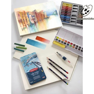 英國德爾文 DERWENT Inktense 7x10 Inches Paper Pad 畫本 20張入 | 蝦皮購物