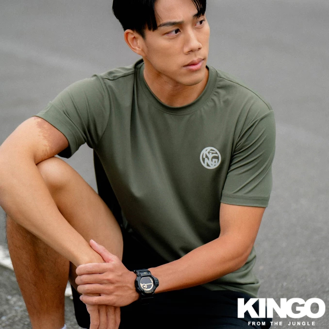 KINGO男款｜冰感系列｜印花圓領T 411632｜官方直營 | 蝦皮購物