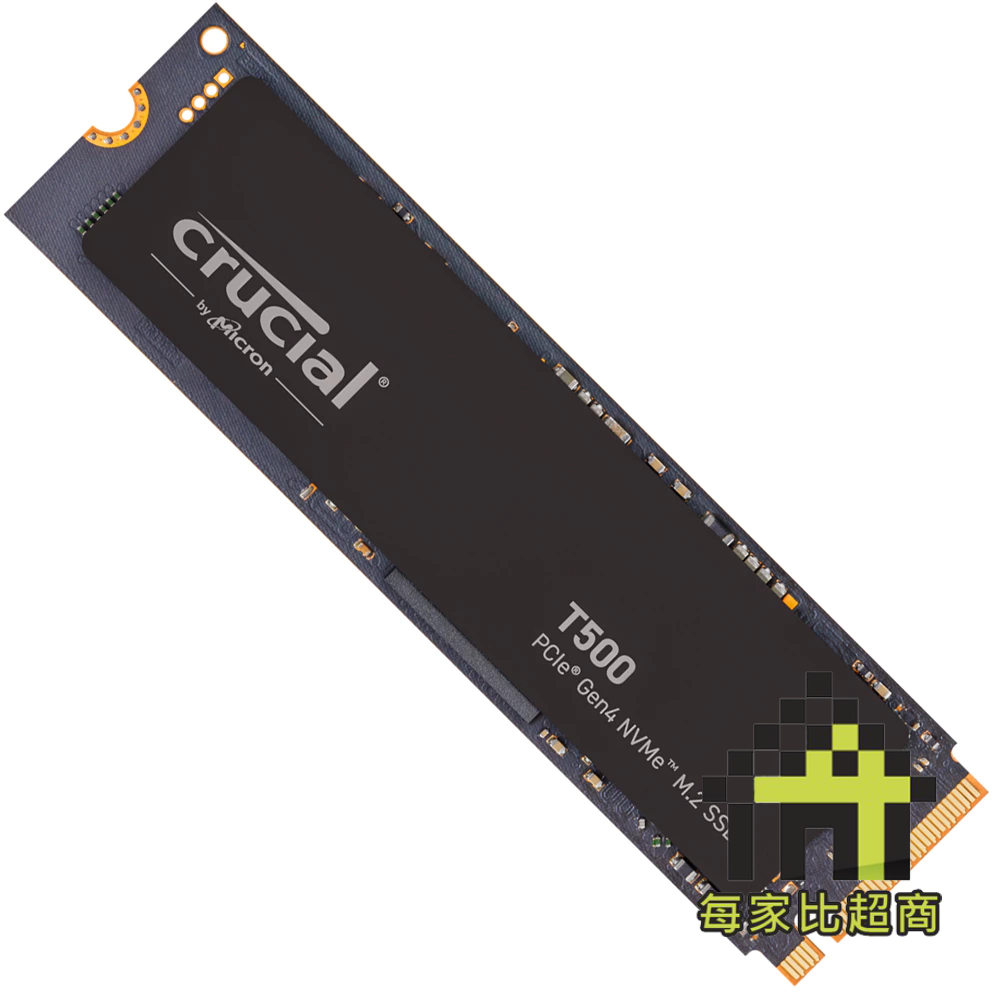 美光 T500 【無】散熱片 M.2 SSD 單面顆粒 500GB/1TB/2TB PCIe Gen4 x4【每家比】 | 蝦皮購物
