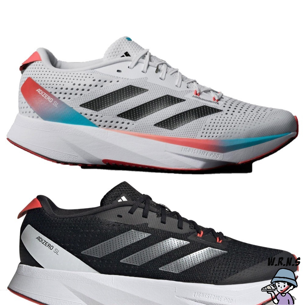 【Rennes 】Adidas 男鞋 慢跑鞋 避震 ADIZERO SL 白/黑 ID6924/ID6926 | 蝦皮購物