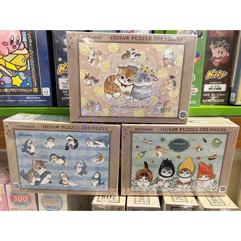 ENSKY｜208片｜300片拼圖｜Mofusand【貓福的療癒世界】｜卡通 | 蝦皮購物