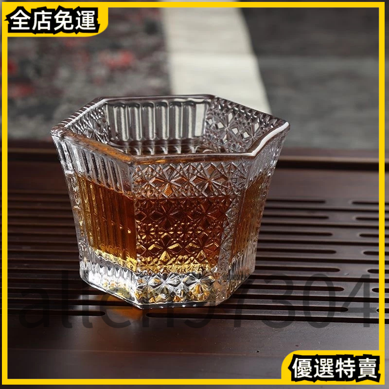 全店 免運 杯 茶 酒 玻璃杯 日式 手工玻璃杯 日本石塚硝子津輕六角水晶玻璃茶杯 品茗杯 威士忌清酒杯 單杯 主人杯 | 蝦皮購物