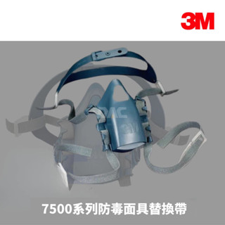 3M 7581 防毒面具替換頭帶(7502面具專用)【傑群工業補給站】 | 蝦皮購物