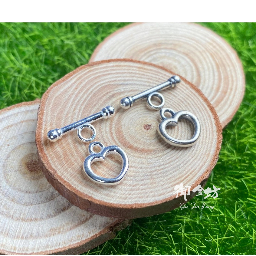 【御金坊手作材料】S925國際純銀 愛心OT扣 心型OT扣 OT扣 OT 手鍊扣 DIY手作材料 | 蝦皮購物