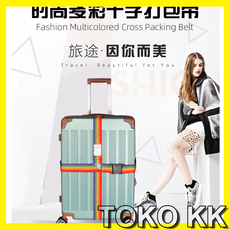 Tali Koper Sabuk Koper Luggage Strap Tas Gembok Kunci KG20 | 蝦皮購物