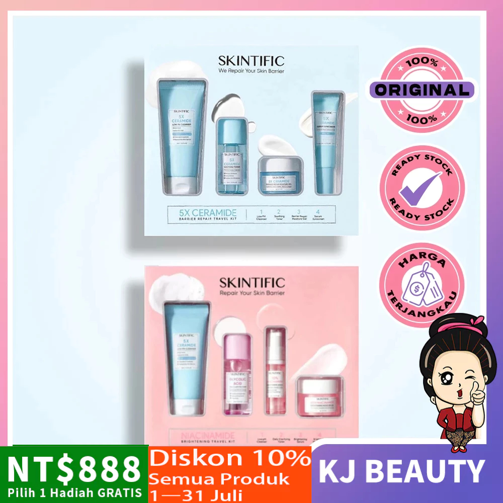 🔥 SKINTIFIC 5X Ceramide Travel Kit Skincare Paket 平輸 | 蝦皮購物