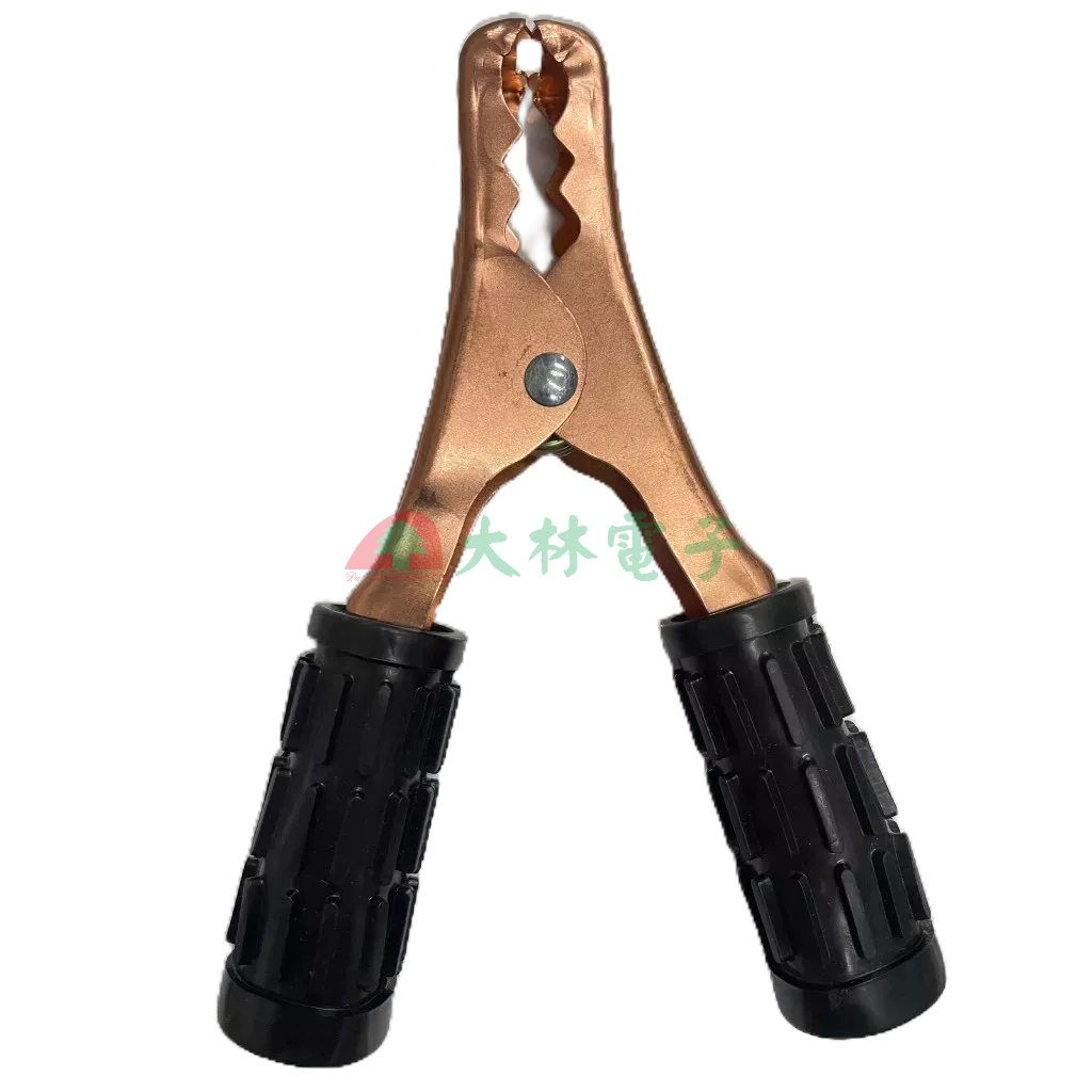 大林電子 】大型工作夾 鱷魚夾 3313D 200A 紅 黑色 工作夾 | 蝦皮購物