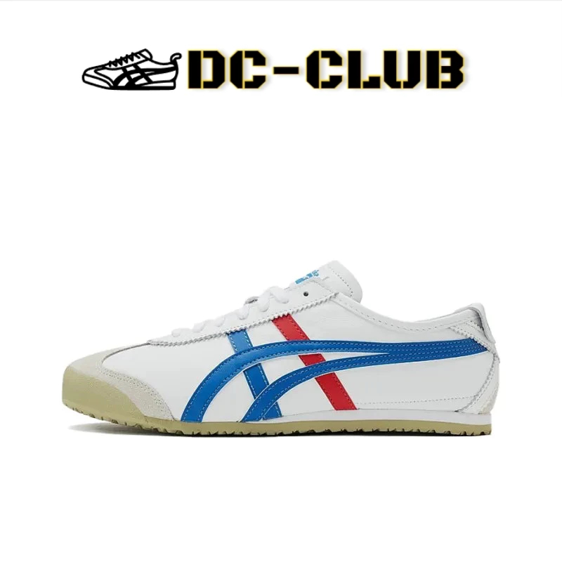 Onitsuka Tiger Mexico 66 白藍紅 皮面 男鞋 女鞋 休閒鞋 鬼塚虎 德訓鞋 DL408-0146 | 蝦皮購物