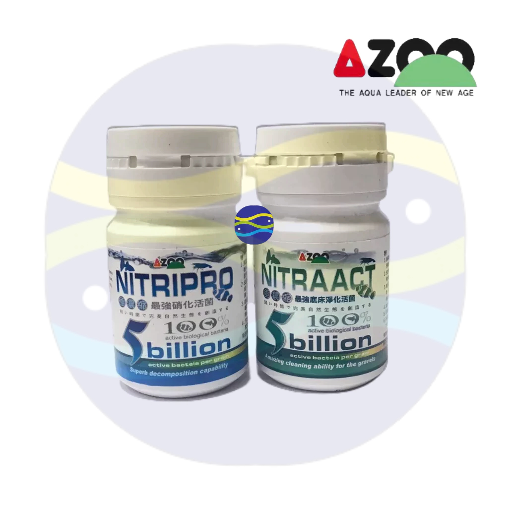 微笑的魚水族☆AZOO愛族【最強 底床淨化活菌/硝化菌25g.100g】(淡海水適用)硝化菌粉 硝化粉 底床活菌 | 蝦皮購物