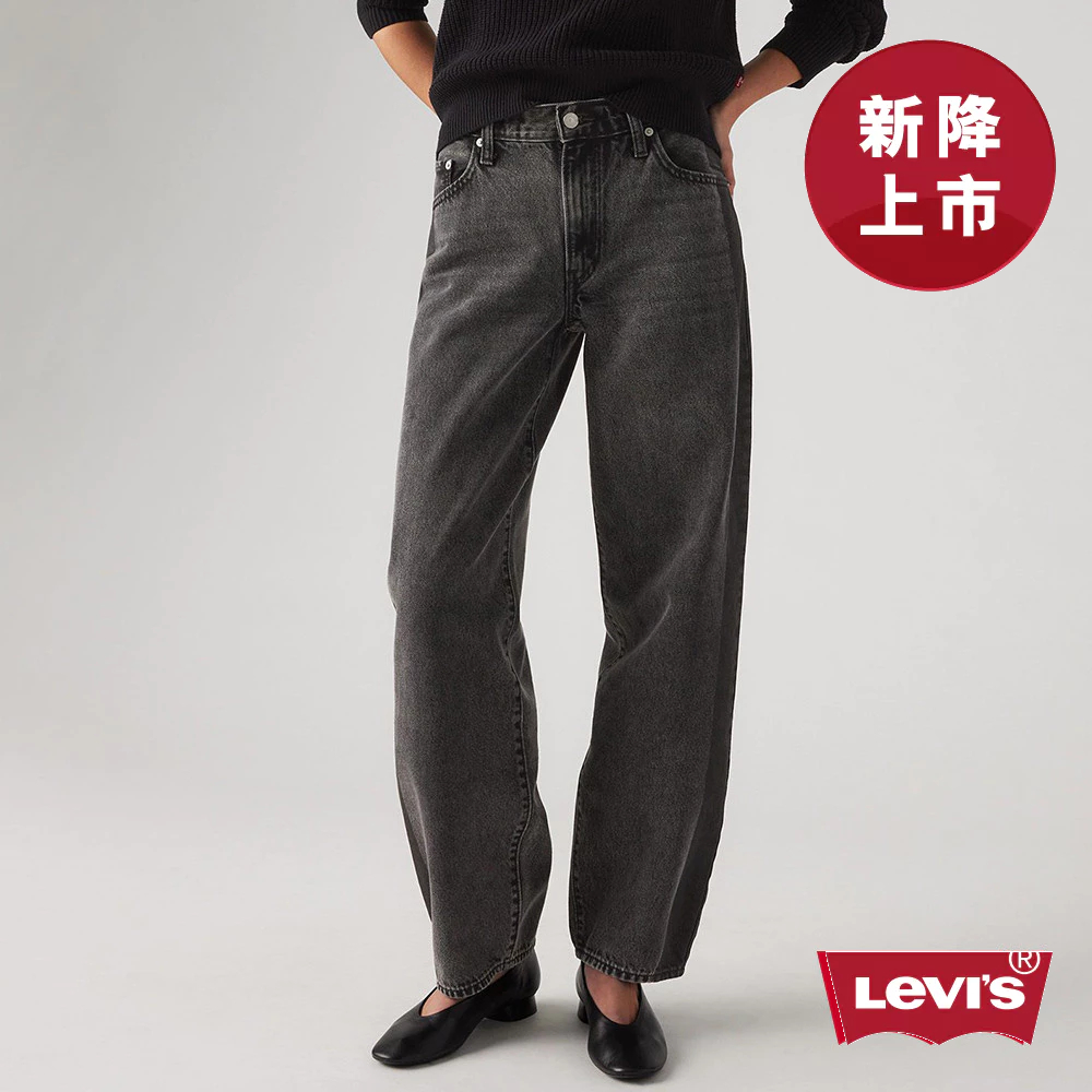 Levi's® Baggy Dad女款中腰寬鬆直筒丹寧牛仔褲 A3494-0044 熱賣單品 | 蝦皮購物